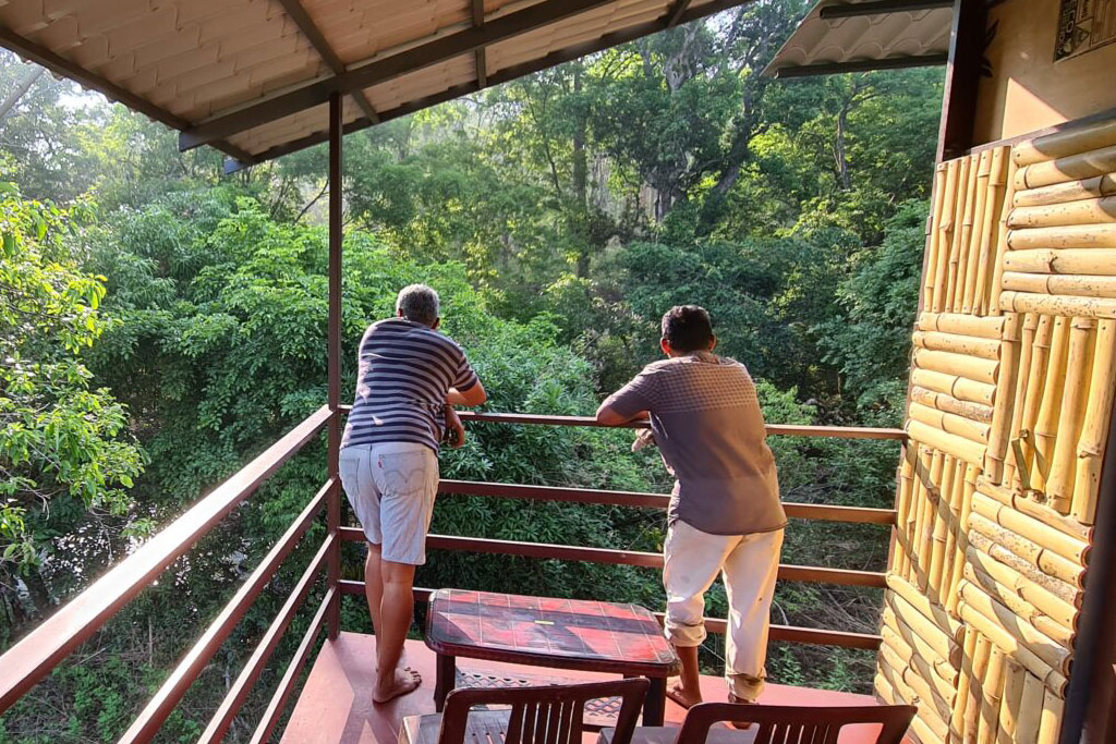 Tree House Bamboo Machan - Deep Jungle Home